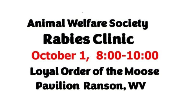 Animal Welfare Society Fall Rabies Clinic | www.ransonwv.us